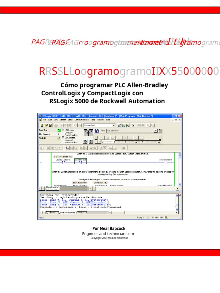 PLC ProgrammingwithRSLogix5000 (001-080) .En - Es | Descargar gratis ...