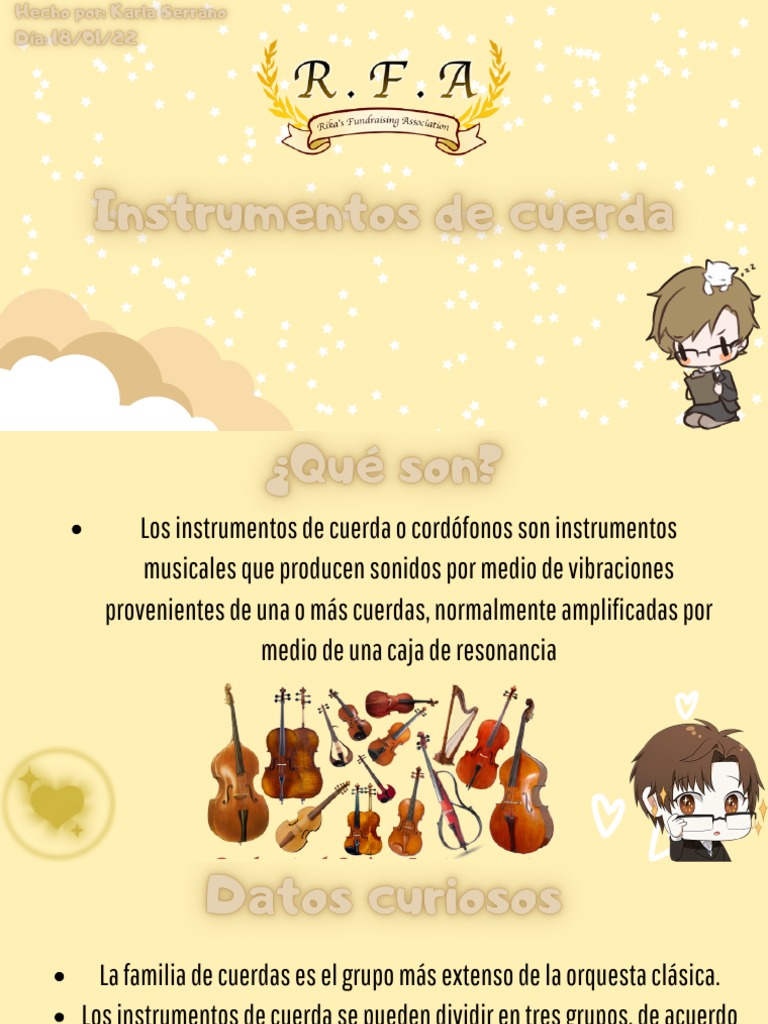 Instrumentos de Cuerda | PDF | Guitarras | Instrumentos musicales