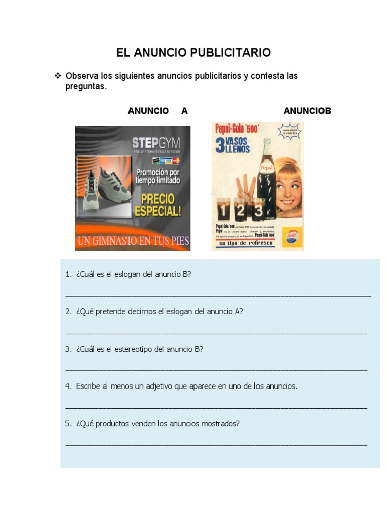 El Anuncio Publicitario | PDF