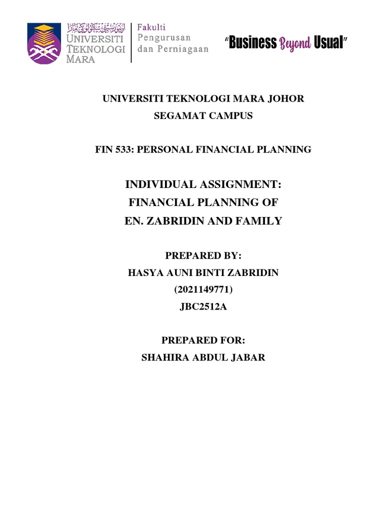 FIN533 Individual Assignment | PDF | Debt | Balance Sheet