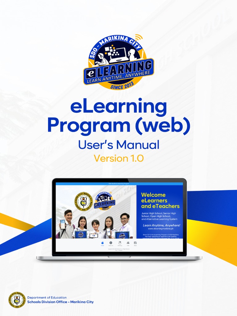 ELearning Program User's Manual - Final | PDF