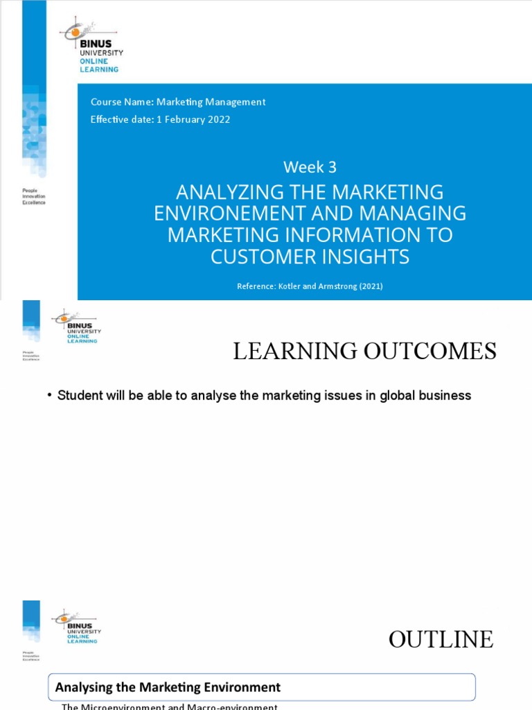 Navigating a Dynamic Environment: Analyzing Marketing Forces and ...