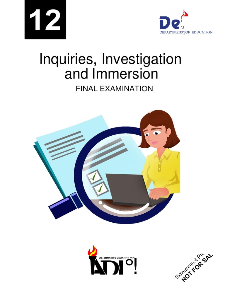 3is Final Exam | PDF | Data | Qualitative Research