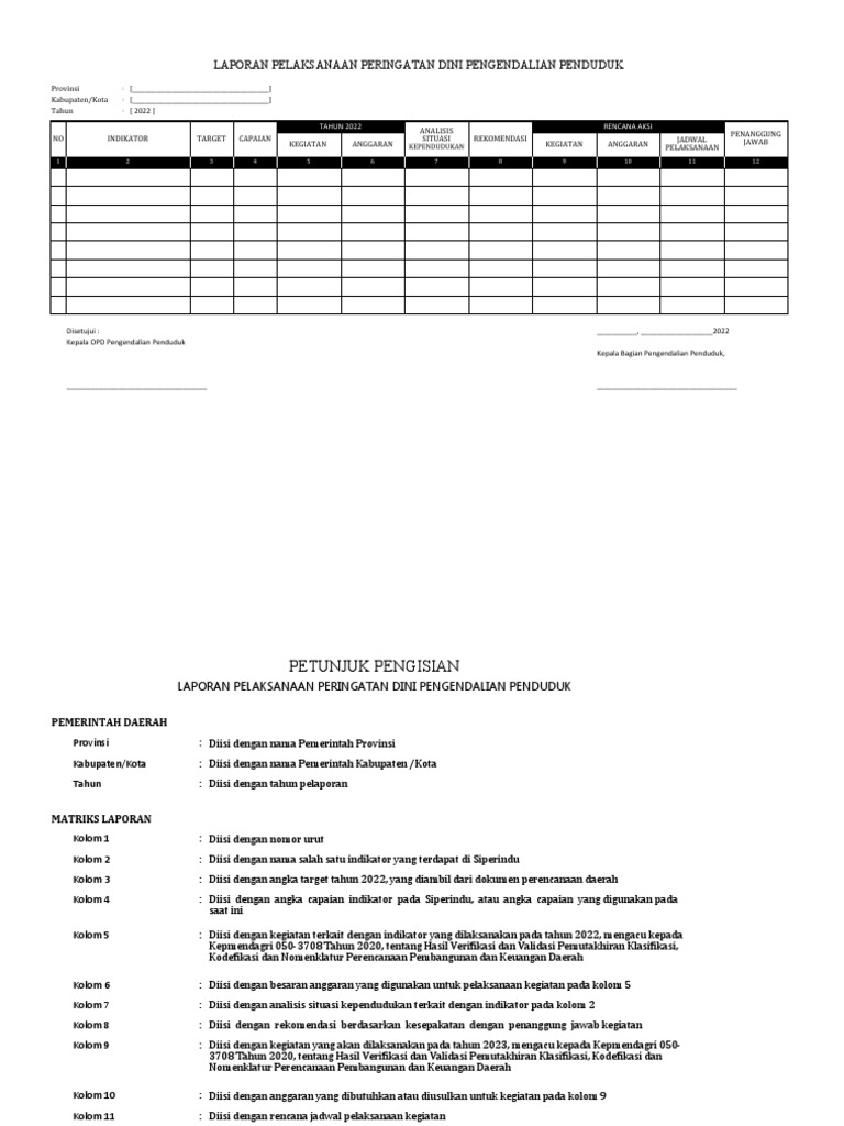 Matriks Laporan PDPP 2 | PDF