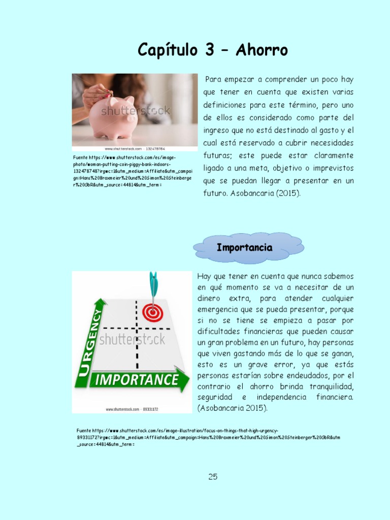 Importancia del Ahorro Financiero | PDF | Ahorro | Presupuesto