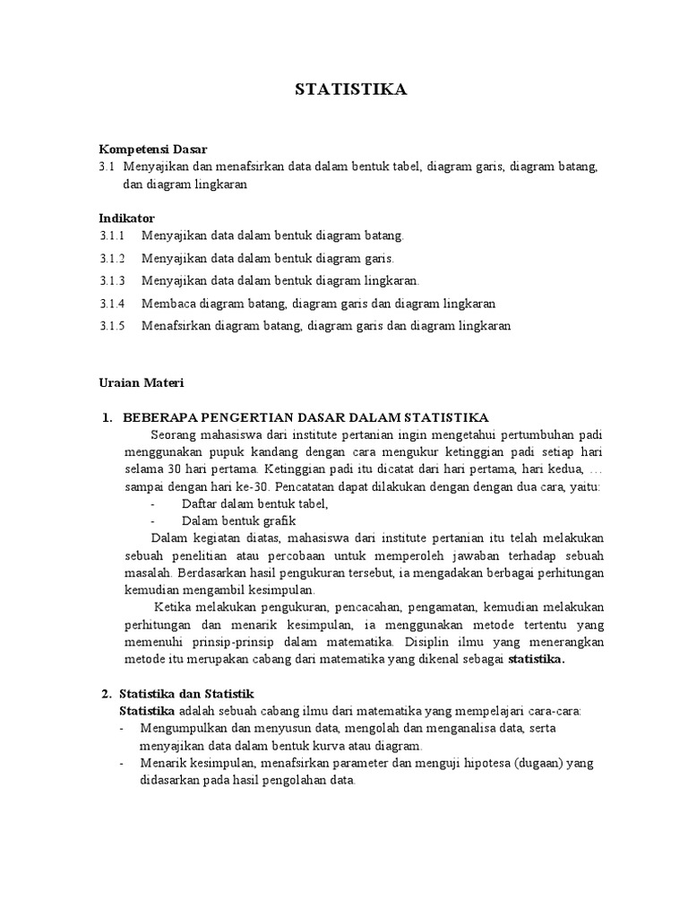 Modul Statistika | PDF