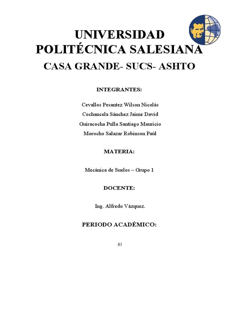 Laboratorio - Análisis de Suelos - Cevallos, Cochancela, Guiracocha Morocho | PDF | Ciencia y ...