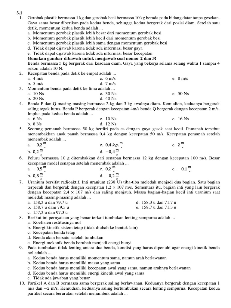 Soal KD 3.4 3.6 | PDF