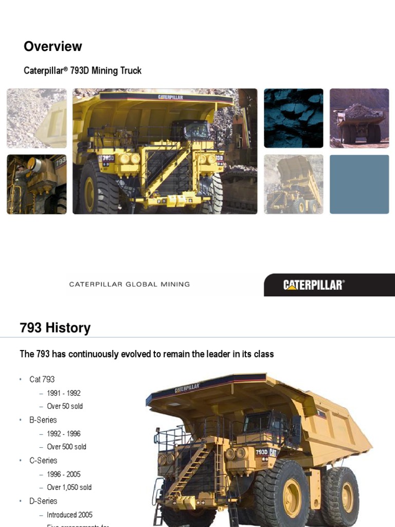 Caterpillar 793D Mining Truck | PDF | Brake | Horsepower