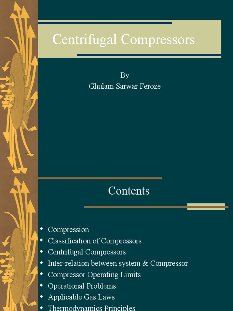 Centrifugal Compressors | PDF