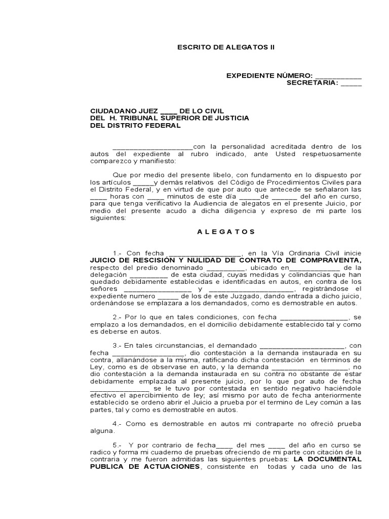 Modelo De Escrito De Divorcio Controvertido