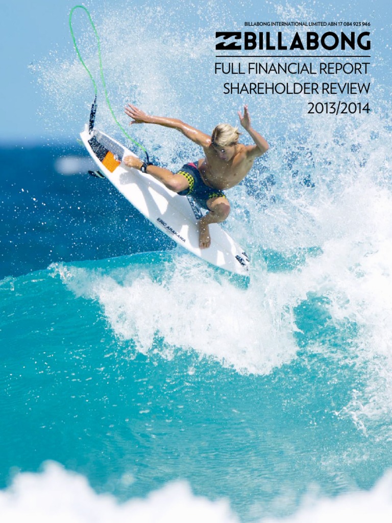 Billabong 2013/14 Financial Report | PDF | Supply Chain | Brand