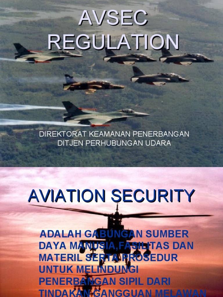 Avsec Regulation Kespen | PDF