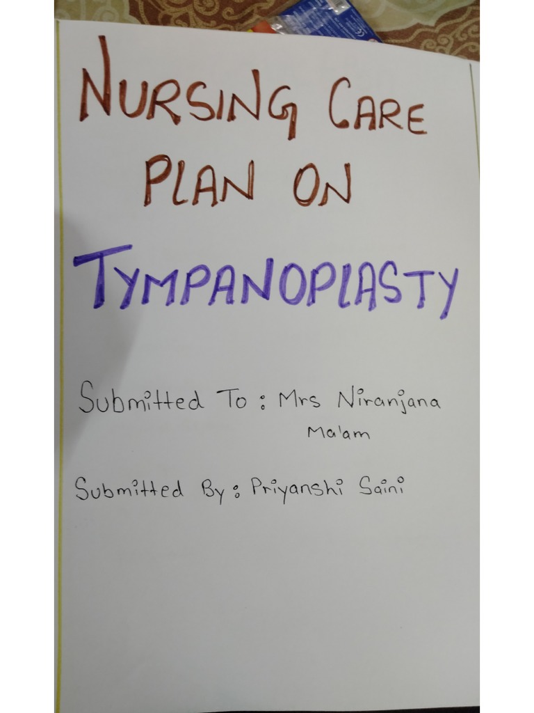 Tympanoplasty NCP | PDF