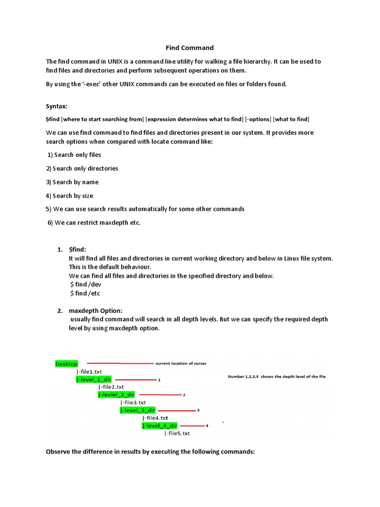 Find CMD | PDF | Directory (Computing) | Computer File