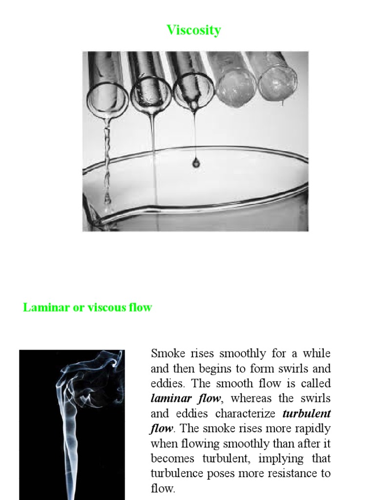 Viscosity Slide | PDF | Fluid Dynamics | Viscosity