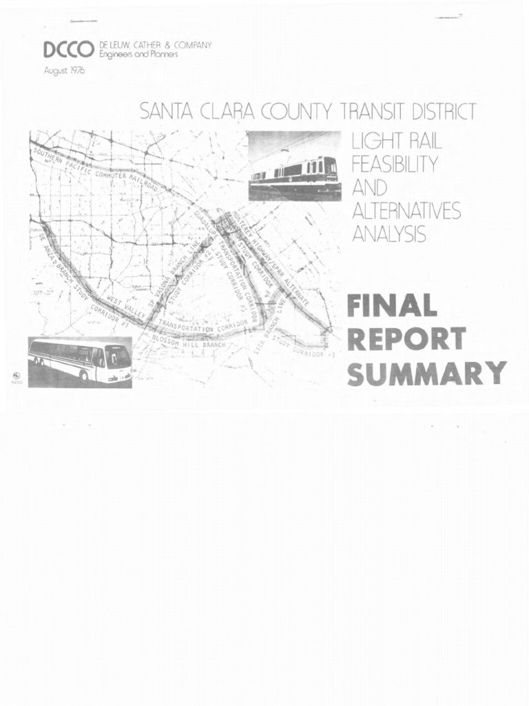 LRT Feasibility Study | PDF | Public Transport | Cost–Benefit Analysis