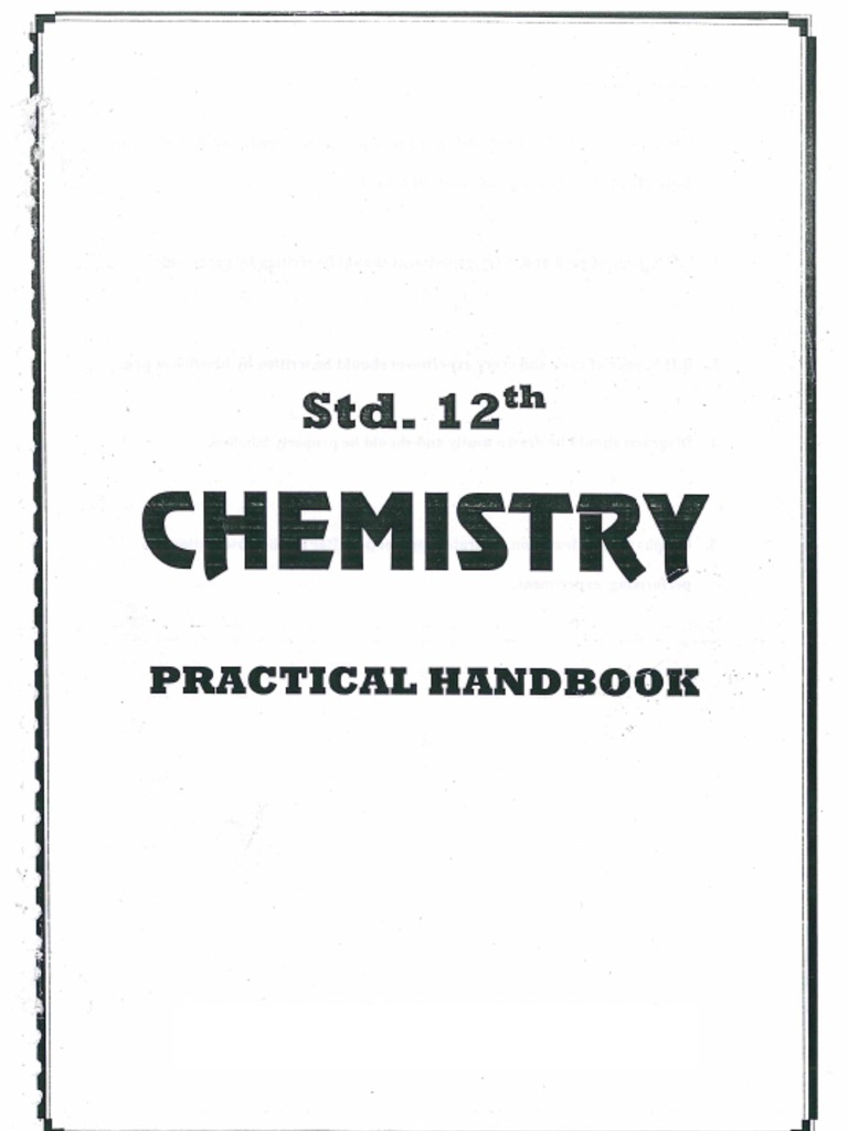 12 CHEMISTRY Practical | PDF