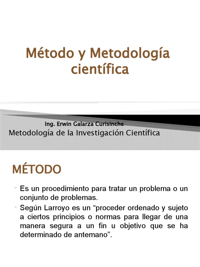 2 Metodologia | PDF | Método científico | Teoría