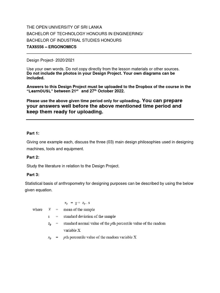 TAX6556 Design Project 2021 22 | PDF | Length