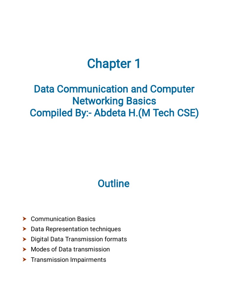 An Introduction To Data Communication And Computer Networking Fundamentals Pdf Computer 2353
