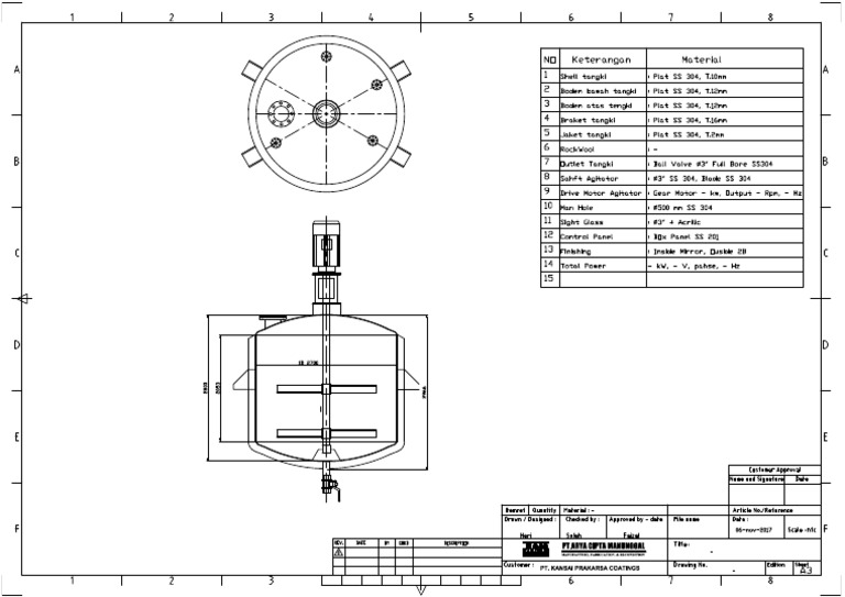 Tangki 15000L | PDF