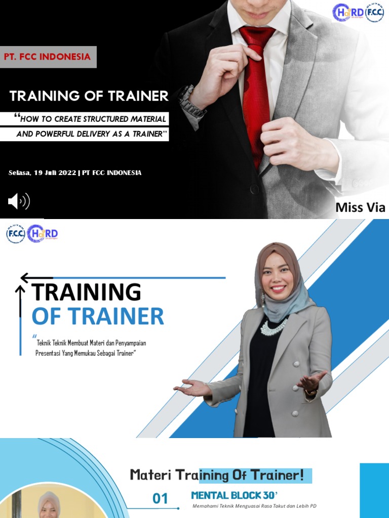 HaieRD Training Module TOT Inhouse FCC | PDF