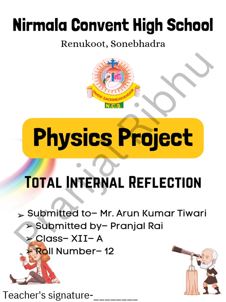 Physics Project | PDF | Optical Fiber | Reflection (Physics)