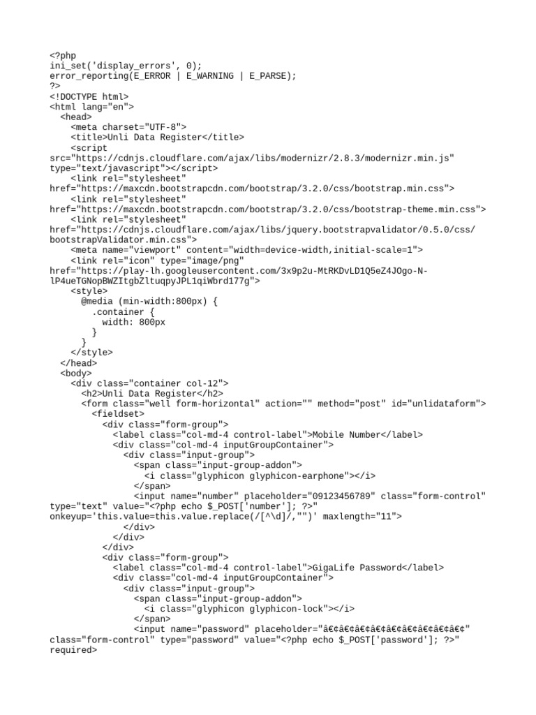 Unlidata PHP | PDF | Cryptography | Information Technology Management