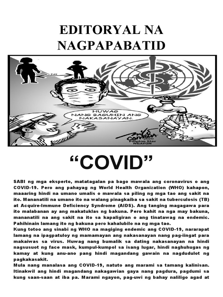 Editoryal Na Nagpapabatid | PDF