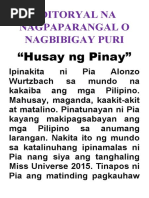 Ano Ang Editoryal | PDF