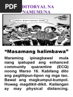 Editoryal Na Nagpapabatid | PDF