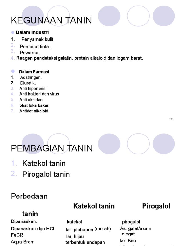 Tanin Alkaloid | PDF