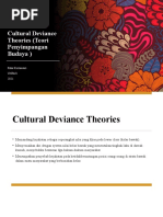 Edwin H. Sutherland. Differential Association Theory (Teori Belajar ...