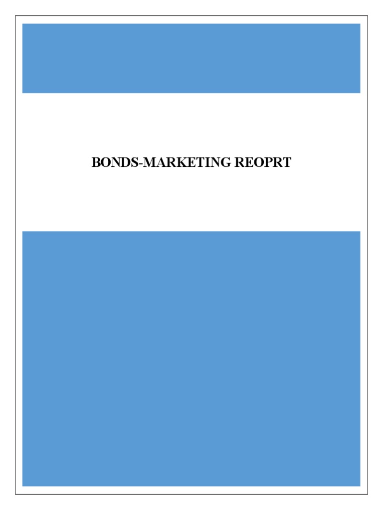 bonds report | PDF | Brand | Target Audience