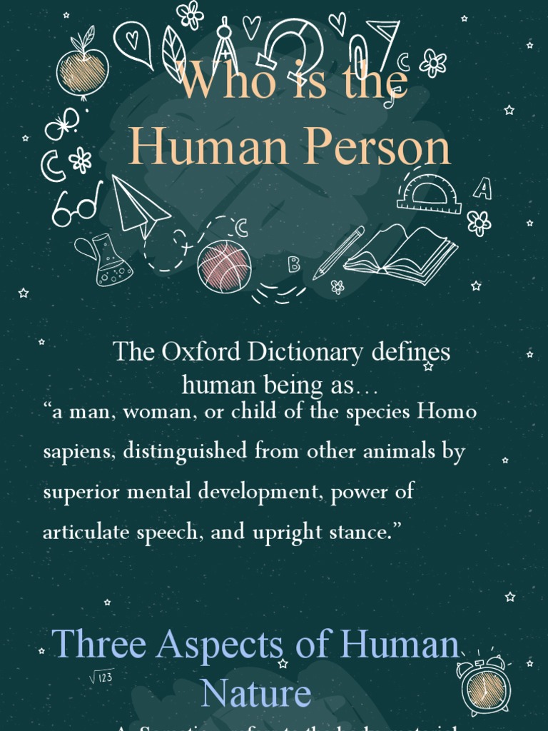 WHO IS THE HUMAN PERSON | PDF | Soul | Existentialism