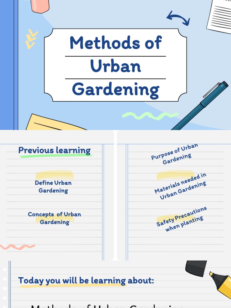 TLE8.Methods of Urban Gardening | PDF