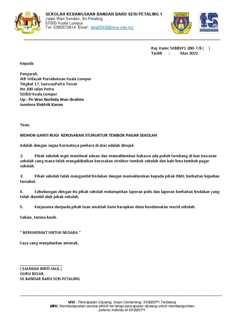 Surat DBKL | PDF