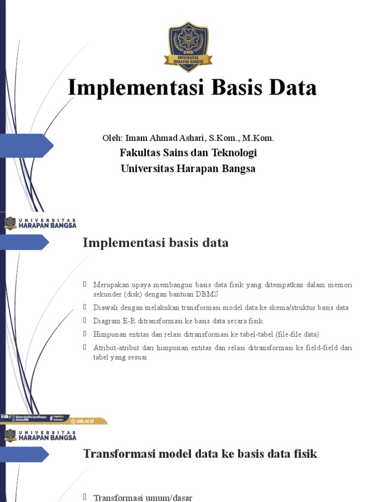 Pertemuan 2 Sistem Manajamen Basis Data | PDF