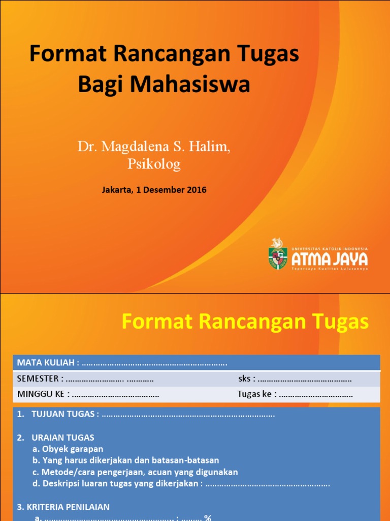 Adoc - Pub Format Rancangan Tugas Bagi Mahasiswa | PDF