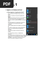 Manual de Procedimientos Excel | PDF | Point and Click | Microsoft Excel
