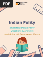 1000 - Polity One Liner | PDF | Politics Of India | Social Institutions