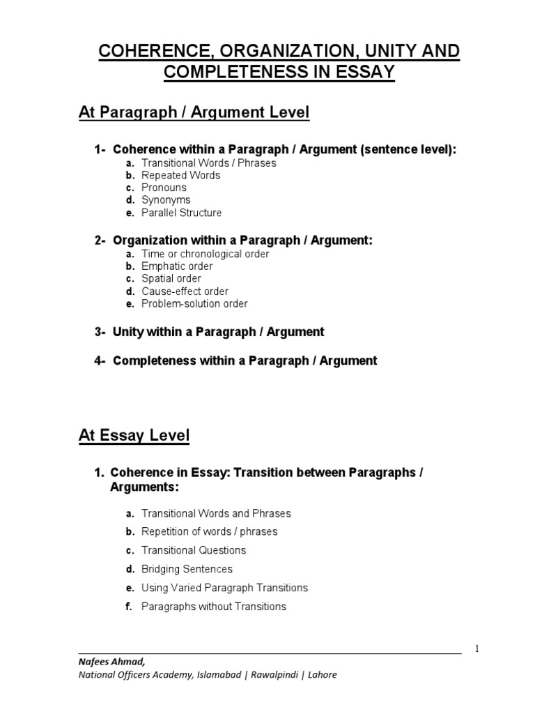 Transitional Words | PDF | Essays | Cognition