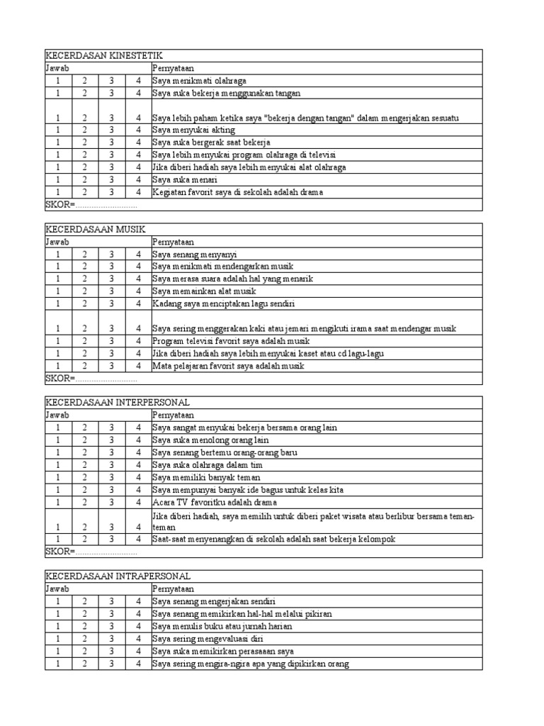 Form Posyandu Remaja | PDF