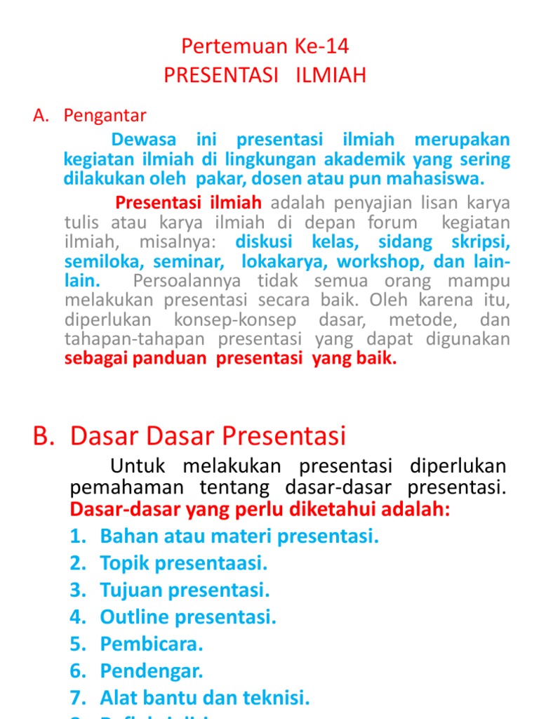 KBI P Ke-14 Presentasi. | PDF