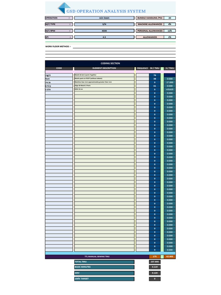 GSD Excel | PDF | Computing