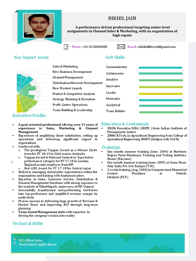 Nikhil Jain CV | PDF | Marketing | Sales