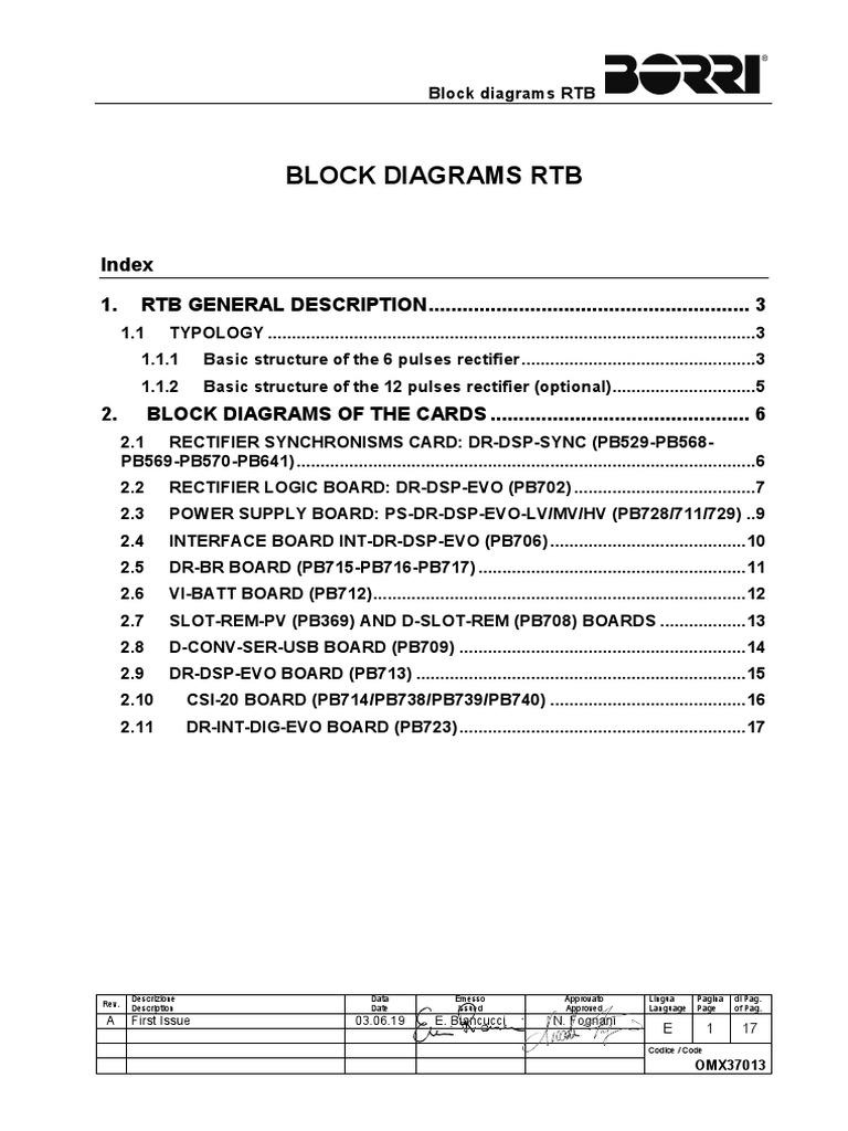 6 - OMX37013 - Block Diagrams RTB | PDF | Rectifier | Mains Electricity