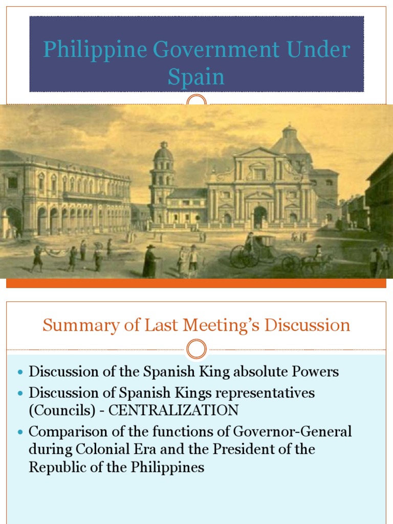 Spanish Colonial Government in the Philippines | PDF | Spanish Empire ...