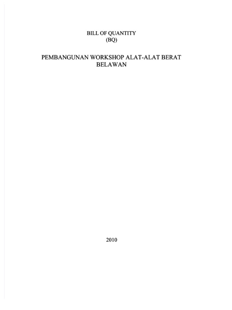PDF Rab Analisa Rekap Bengkel Alat Berat Compress | PDF | E Books
